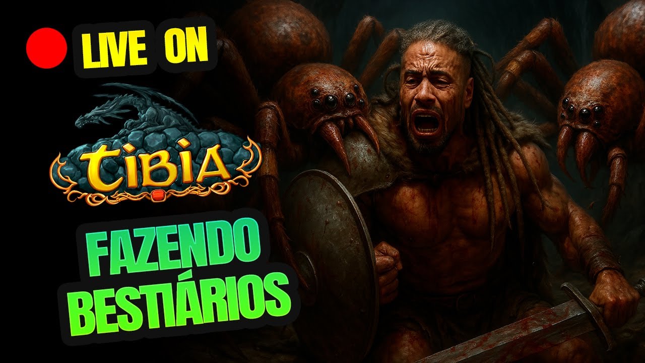 LIVE ON: TIBIA GLOBAL - FAZENDO BESTIÁRIOS DANIEL KAS EXITLAG - YouTube