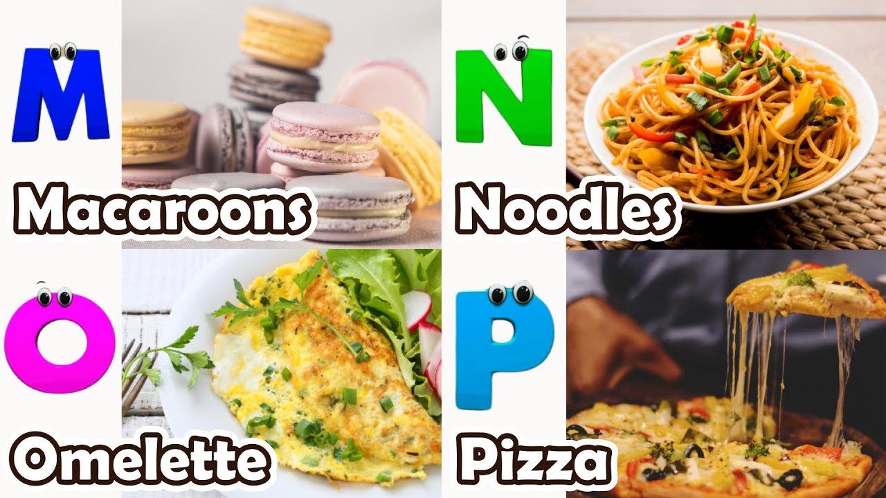 Food ABC Song | Food Alphabet Song | Phonics song a to z | Learn ABC ...