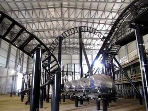 Rainbow MagicLand - Test runs on the Maurer Söhne Spinning Coaster ...