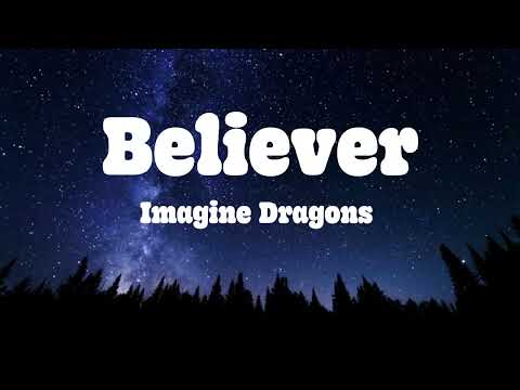 Imagine Dragons - Believer 🔥 #ImagineDragons #Believer #LyricsVideo #Shorts #Music #Rock