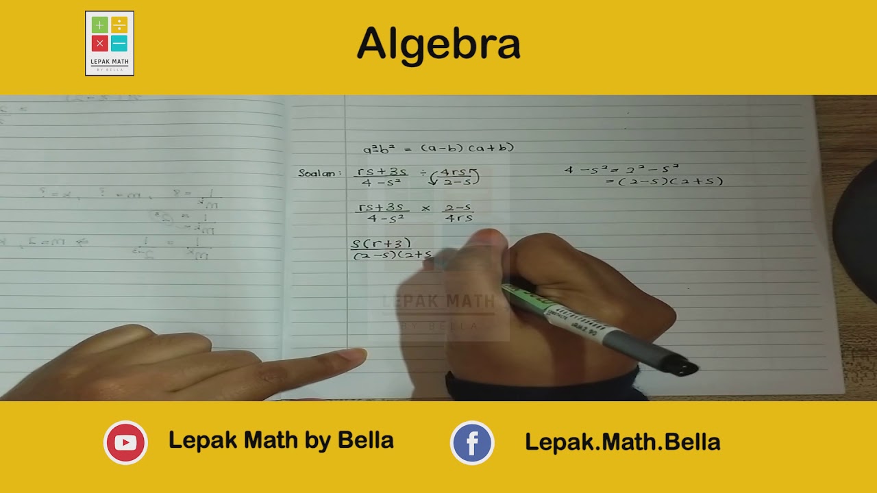 Matematik Form 4/5: Algebra - YouTube