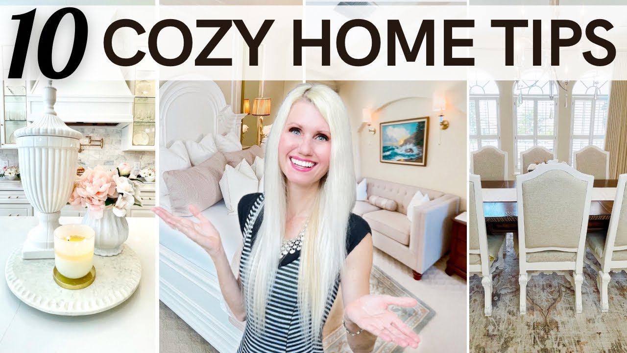 10 EASY COZY HOME TIPS FOR ALL DECOR STYLES & BUDGETS! - YouTube