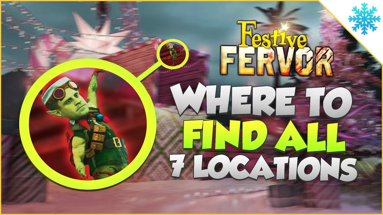 All Locations for Elf Team Six Members on Shipmas in Vanguard! - YouTube