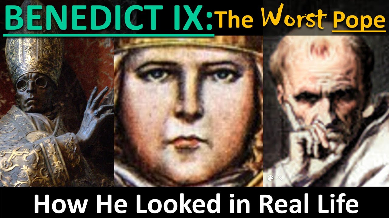 POPE BENEDICT IX: The Pope that Sold the Papacy & How he Looked in Real ...