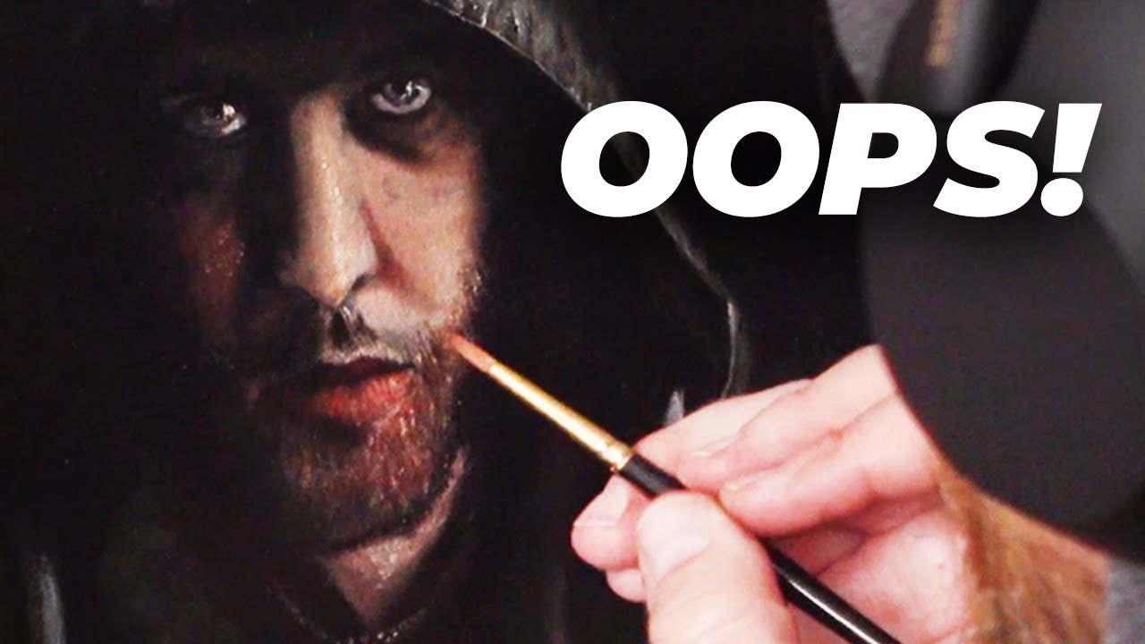 My First Self Portrait Oil Painting (timelapse) - YouTube