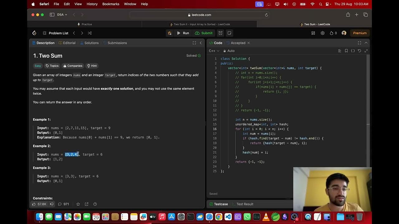 Leetcode 167: Solving 'Two Sum II Input Array Is Sorted' Simplified with Two Pointers! # ...