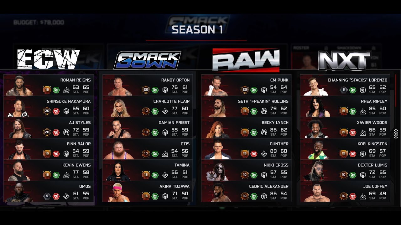 THE WWE 2K25 GM MODE DRAFT - WWE 2K25 GM Mode ECW Episode 1 - YouTube