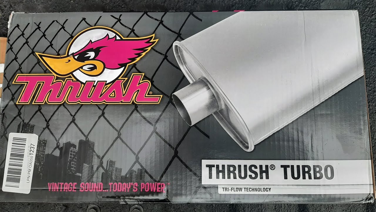 Unboxing of Thrush Turbo muffler - YouTube
