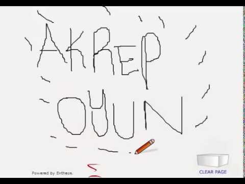 Resim Çiz Oyna - Akrep Oyun - YouTube