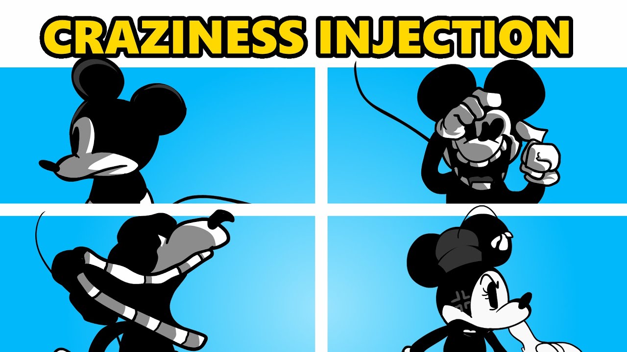 Friday Night Funkin Vs Mouse.AVI | Craziness Injection All Weeks ...