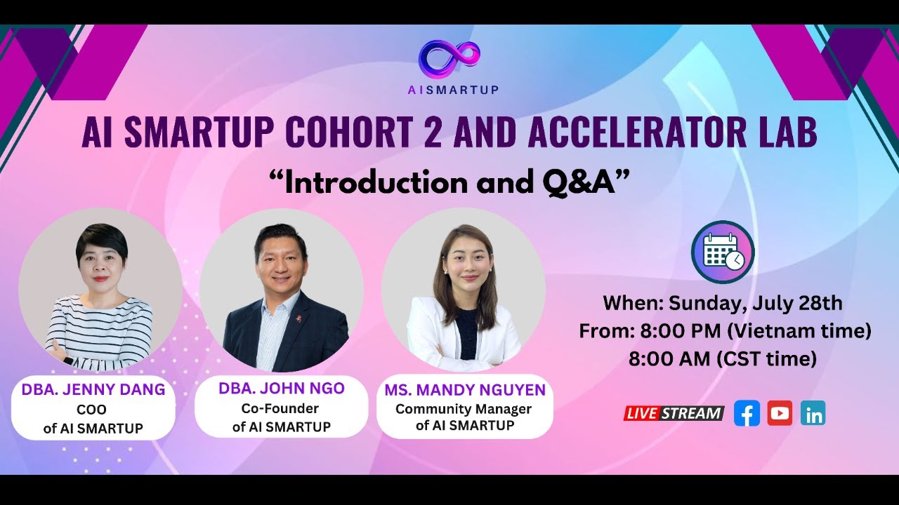 AI SMARTUP Cohort 2 and Accelerator Lab - YouTube