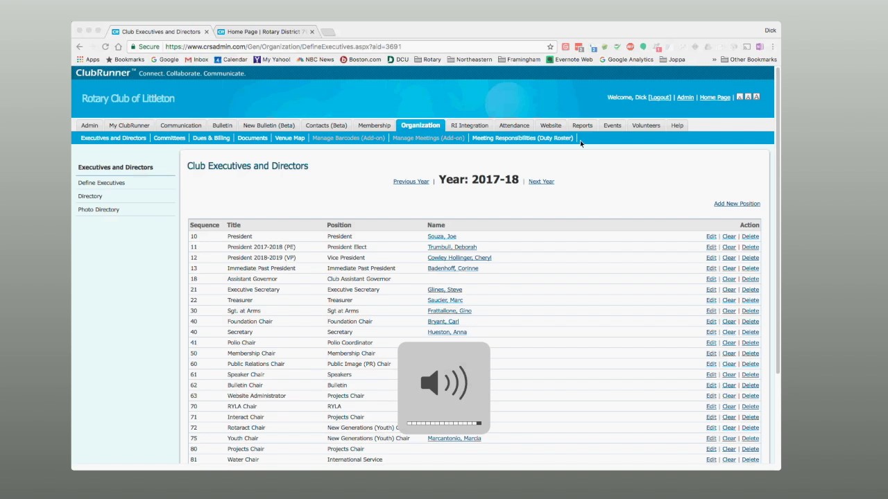 How to Update ClubRunner with Your Rotary Club's New Officers - YouTube