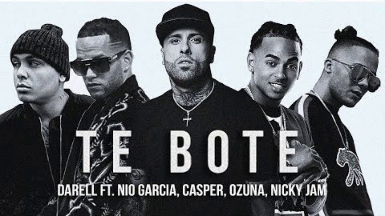 Te Bote (Remix) - Nicky Jam Ft. Ozuna, Darell, Nio Garcia, Casper - YouTube