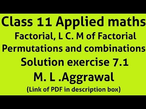 Permutations and combinations||Factorial|| LCM of factorial numbers ...
