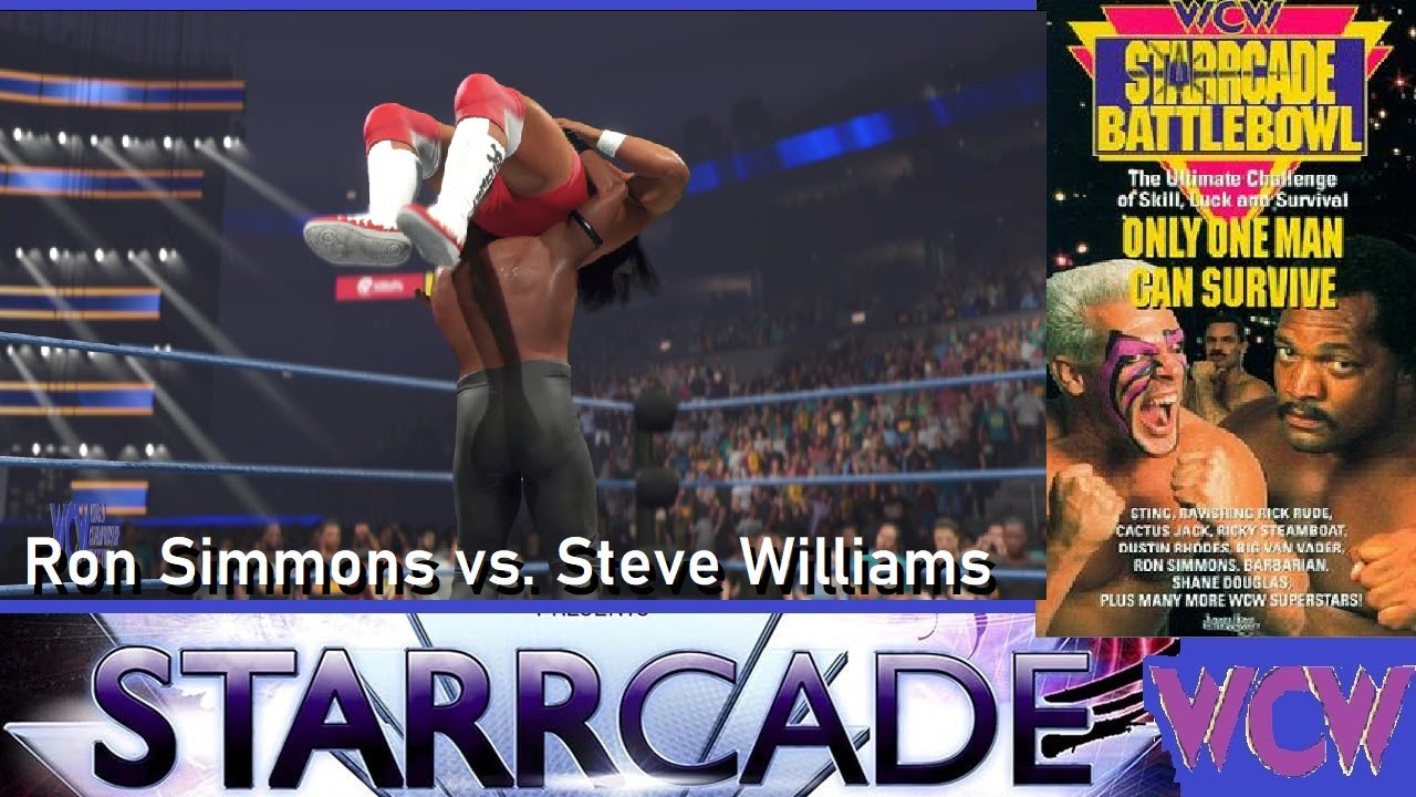 Starrcade'92 | Ron Simmons vs. Steve Williams - YouTube