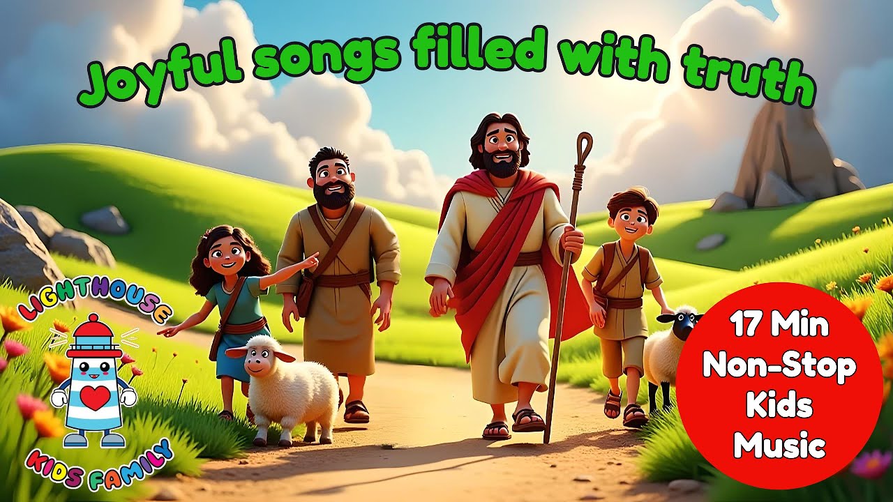 Joyful Songs Filled with Truth – 17 Min | Kids Christian Playlist with ...