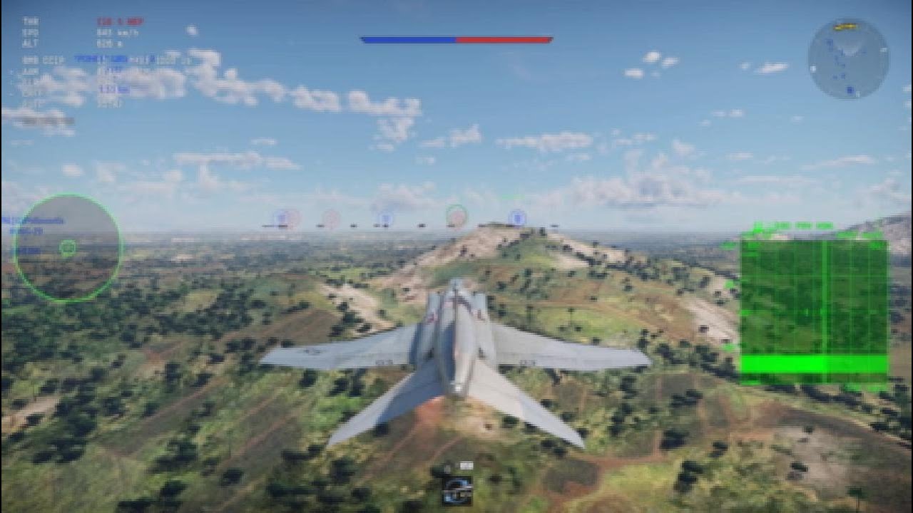 War Thunder PS5 Air Realistic F4S Gameplay | Bombing Bases Then Dog ...