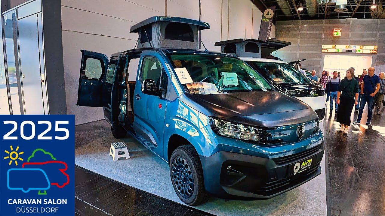 ALPIN CAMPERS PEUGEOT PARTNER 4X4 DANGEL 2026 CARAVAN SALON DUSSELDORF ...