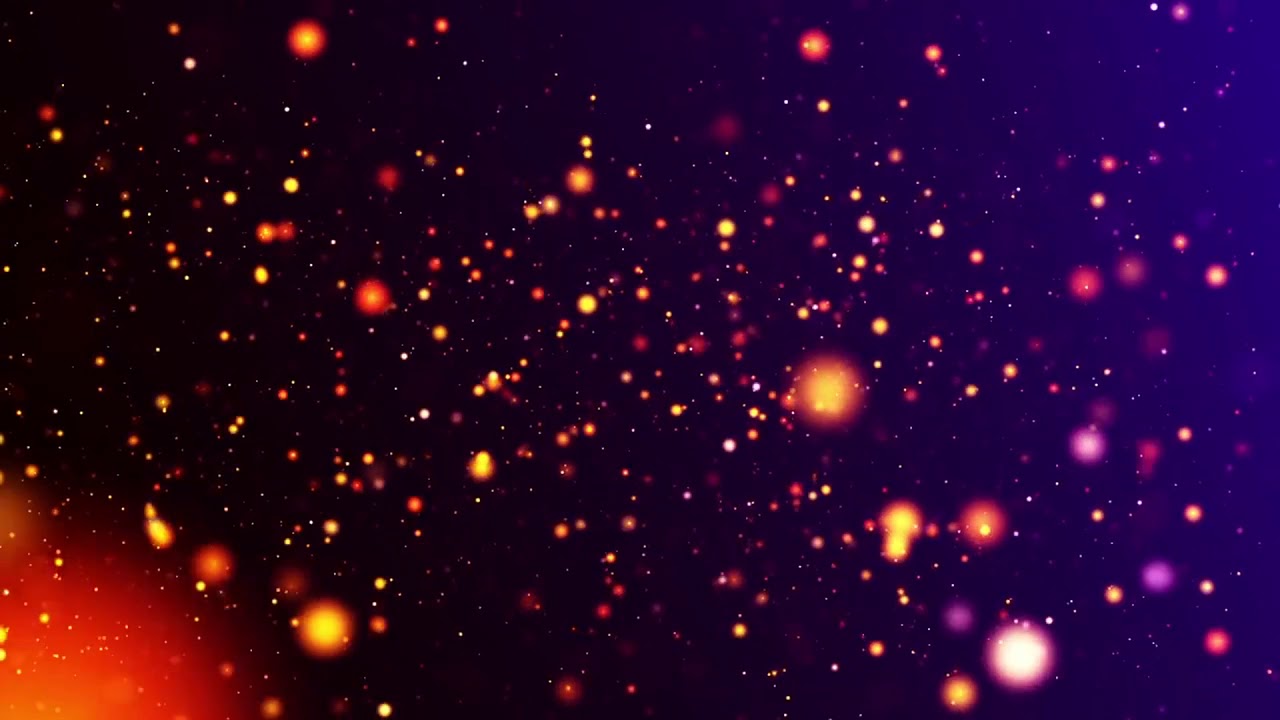 Hd, hazy, orange particles, spots, awards, background material - YouTube