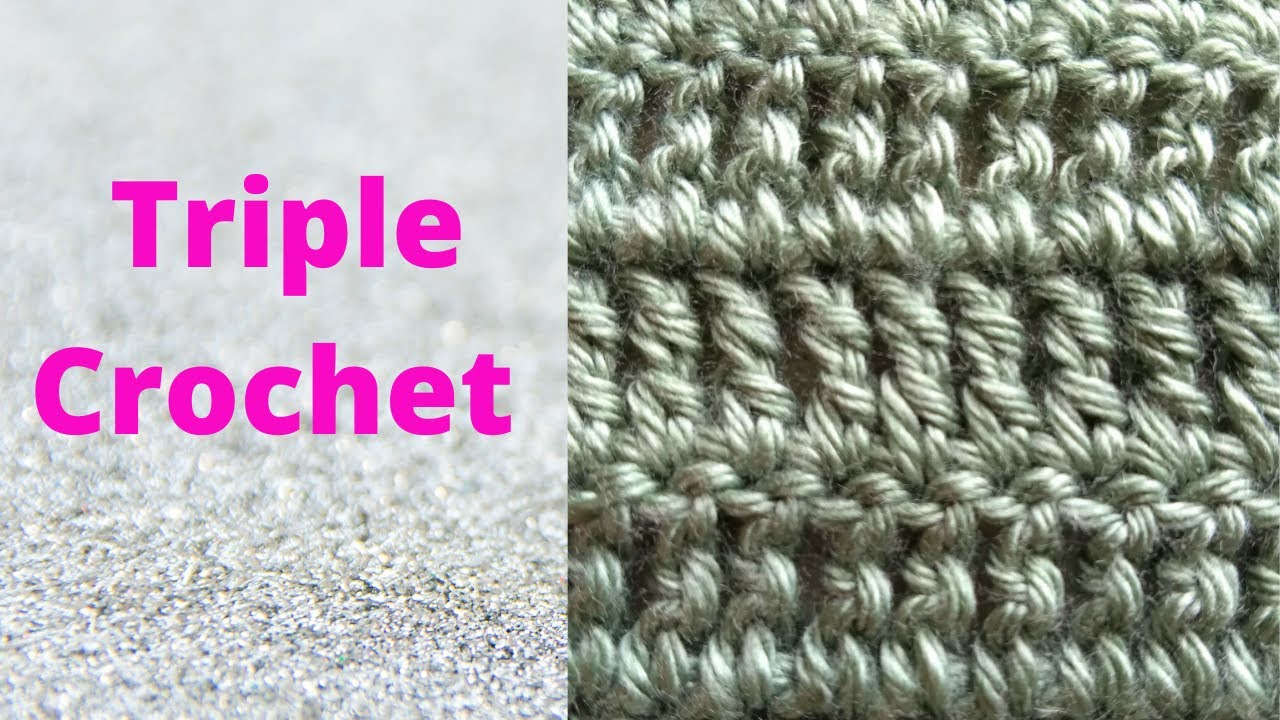How to Triple Crochet | How to Crochet for Complete Beginners Lesson 8 ...