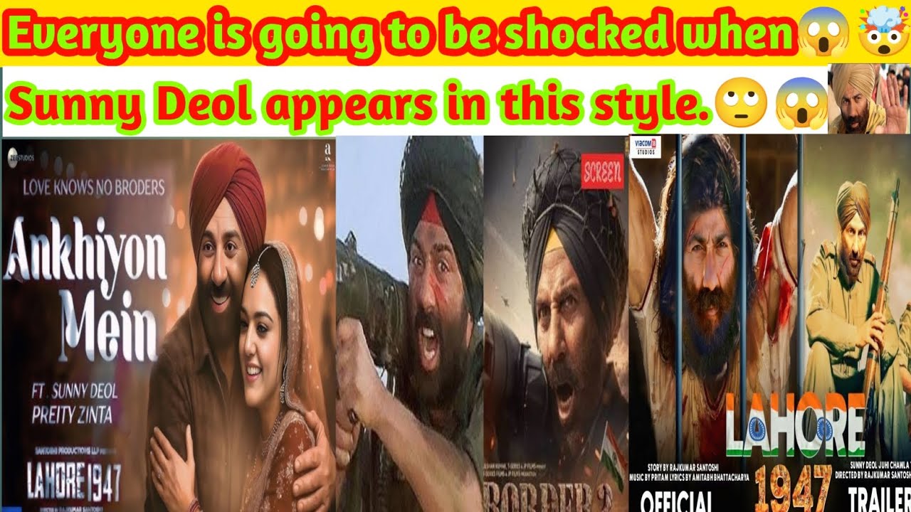 LOHORE 1947 - Official trailer reaction review Teaser l Sunny Deol l ...