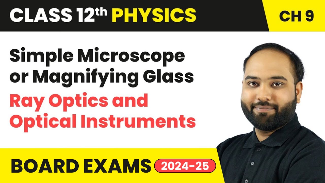 Simple Microscope or Magnifying Glass - Ray Optics and Optical ...
