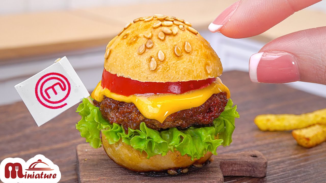 Gordon Ramsay Masterpiece Recipe: Miniature Perfect Burger | ASMR ...