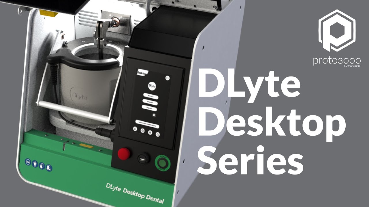 DLyte Desktop Series | Smooth and Polish Metal 3D Printed Parts with Dry Electropolishing - YouTube