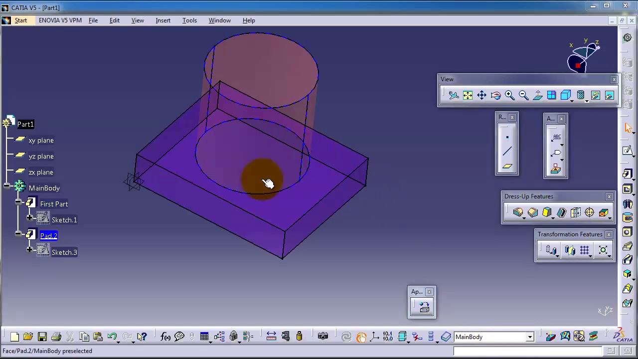 74 CATIA Beginner Tutorial Chaning Product Details, Info - YouTube