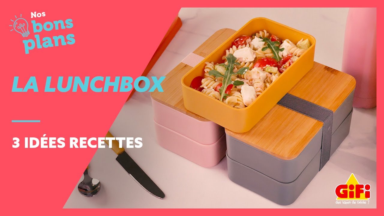 3 idées recettes avec la lunchbox 🥗 - YouTube