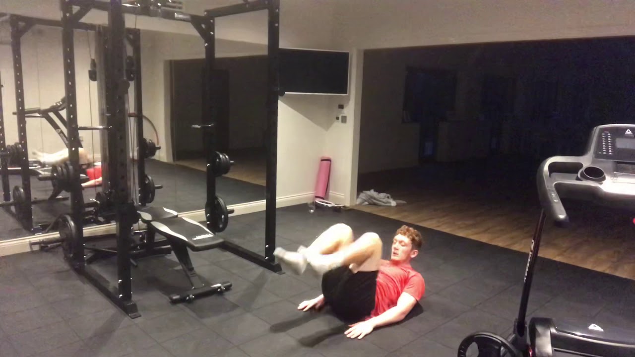 How to: leg crunch - YouTube