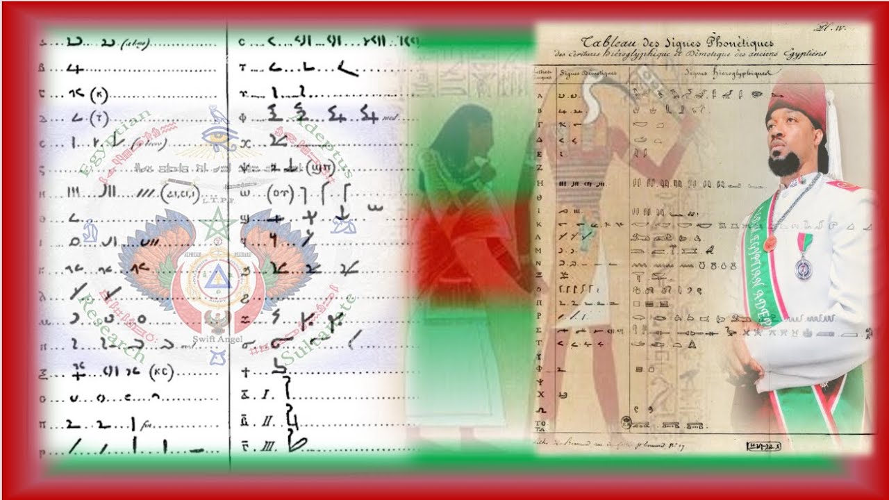 The Ancient Egyptian Demotic Script {Sekha En Shat} MATHENO'S LESSON 1 ...