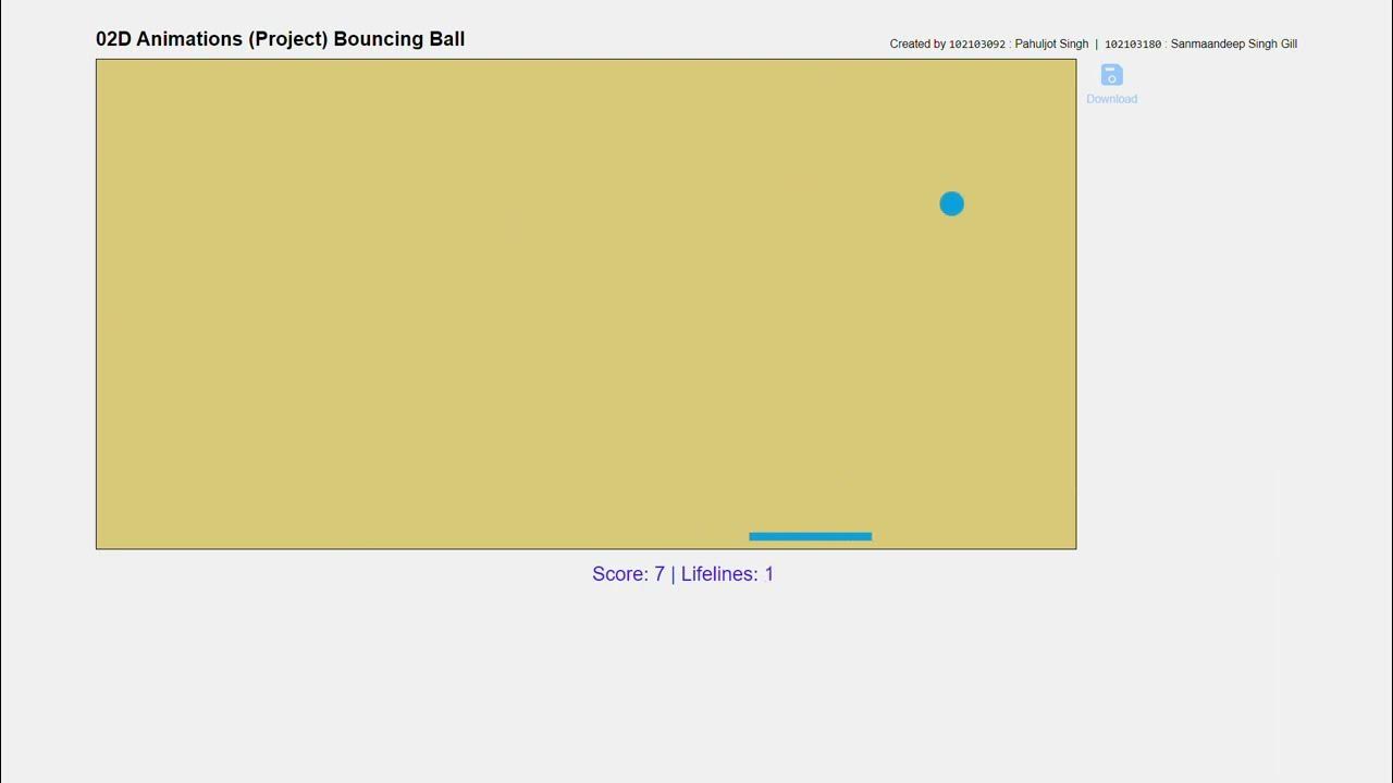 Bouncing Ball Project (Demo Video) - YouTube