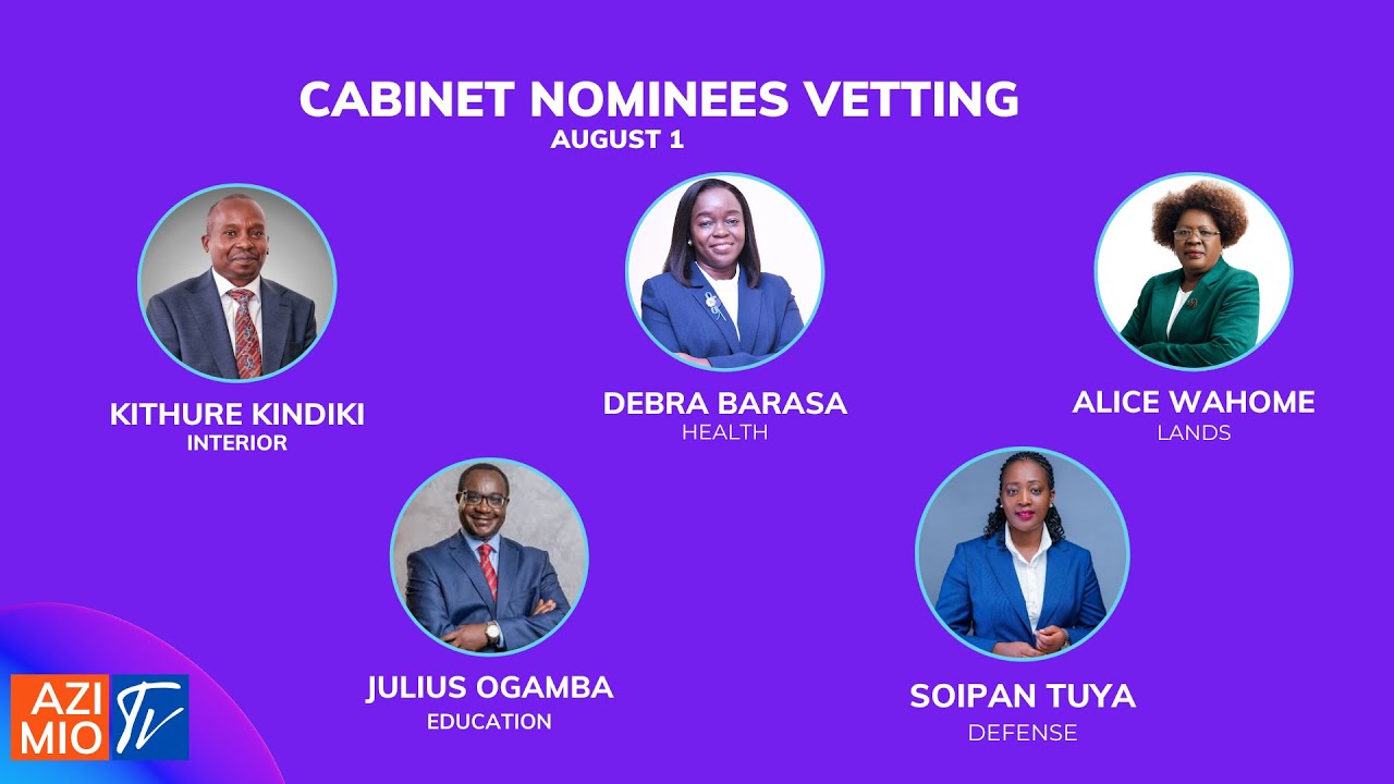 LIVE: CS NOMINEES VETTING - YouTube