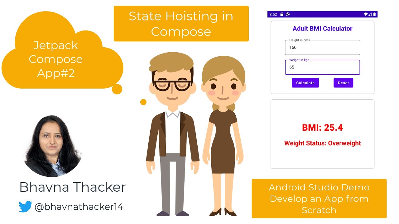 Jetpack Compose Android App Tutorial #2 | State Hoisting in Jetpack ...
