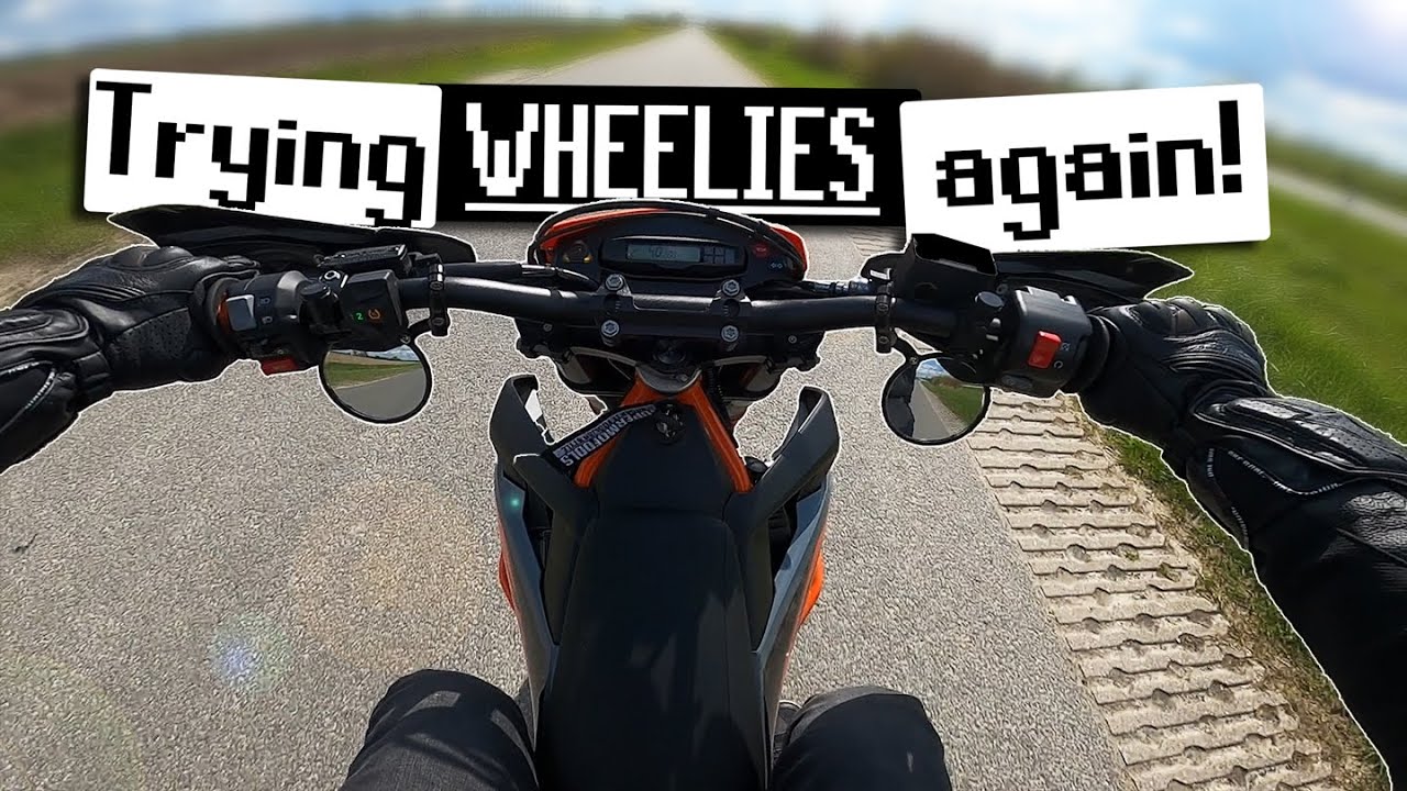 I WILL Learn How To WHEELIE This Year! | KTM 690 SMC R - YouTube