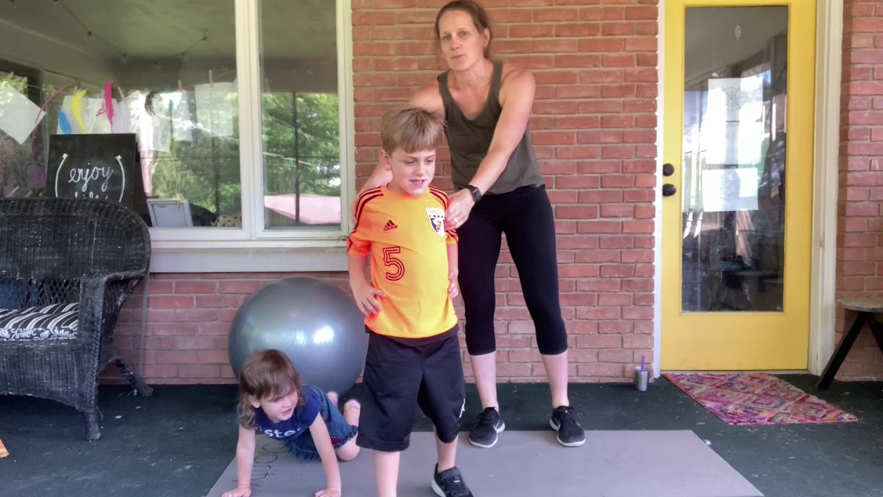 Thrive Kids Workout: Exercise Ball Tabata - YouTube
