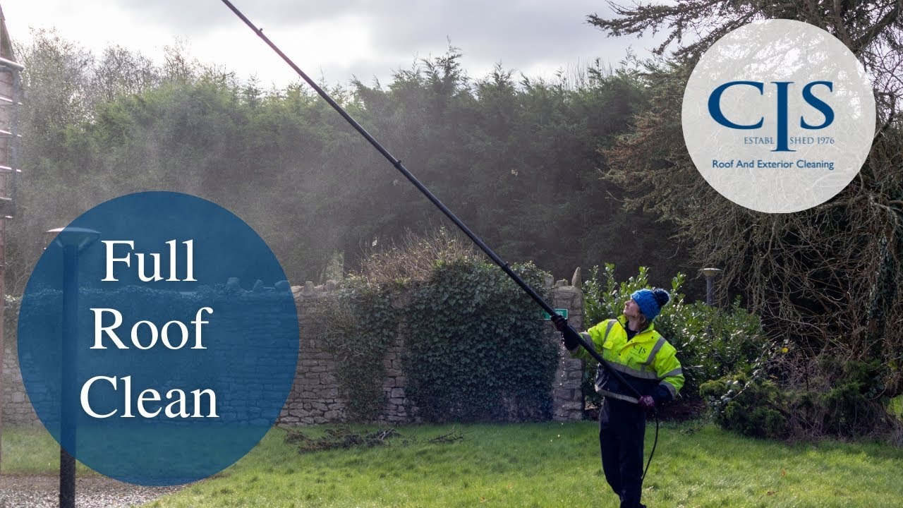 Full Roof Clean by CIS Roof & Exterior Cleaning Services - YouTube