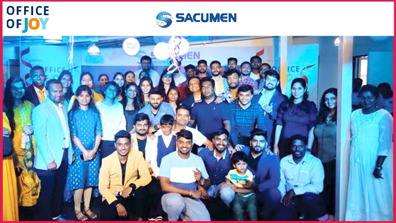 Throwback to one amazing party at @Sacumen! Inaugurating our "Office of Joy" #sacumen - YouTube