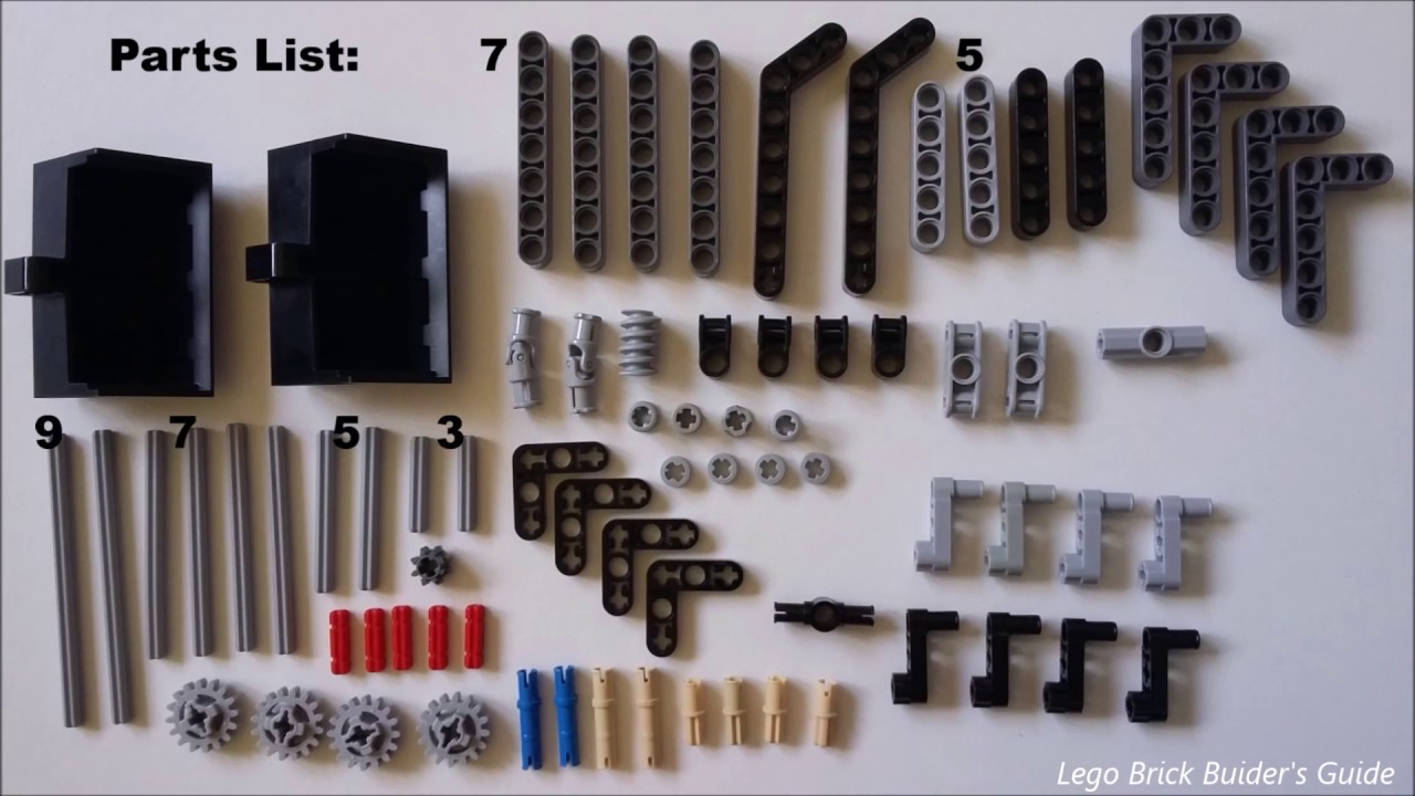 Lego Technic Clamshell for 42053 Building Instructions - YouTube