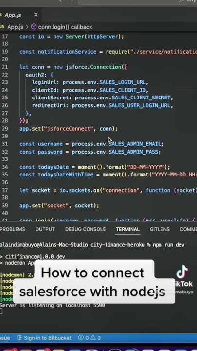 How To Use Jsforce And Connect Salesforce To Nodejs Youtube