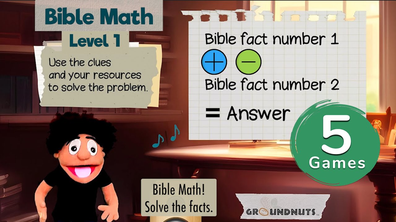 Bible Math Level 1 (Bible Game) - Collection 1 - YouTube