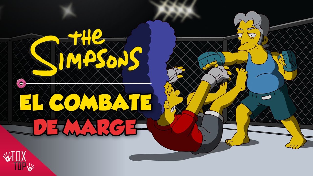 Marge se vuelve luchadora de MMA | Los Simpson - YouTube