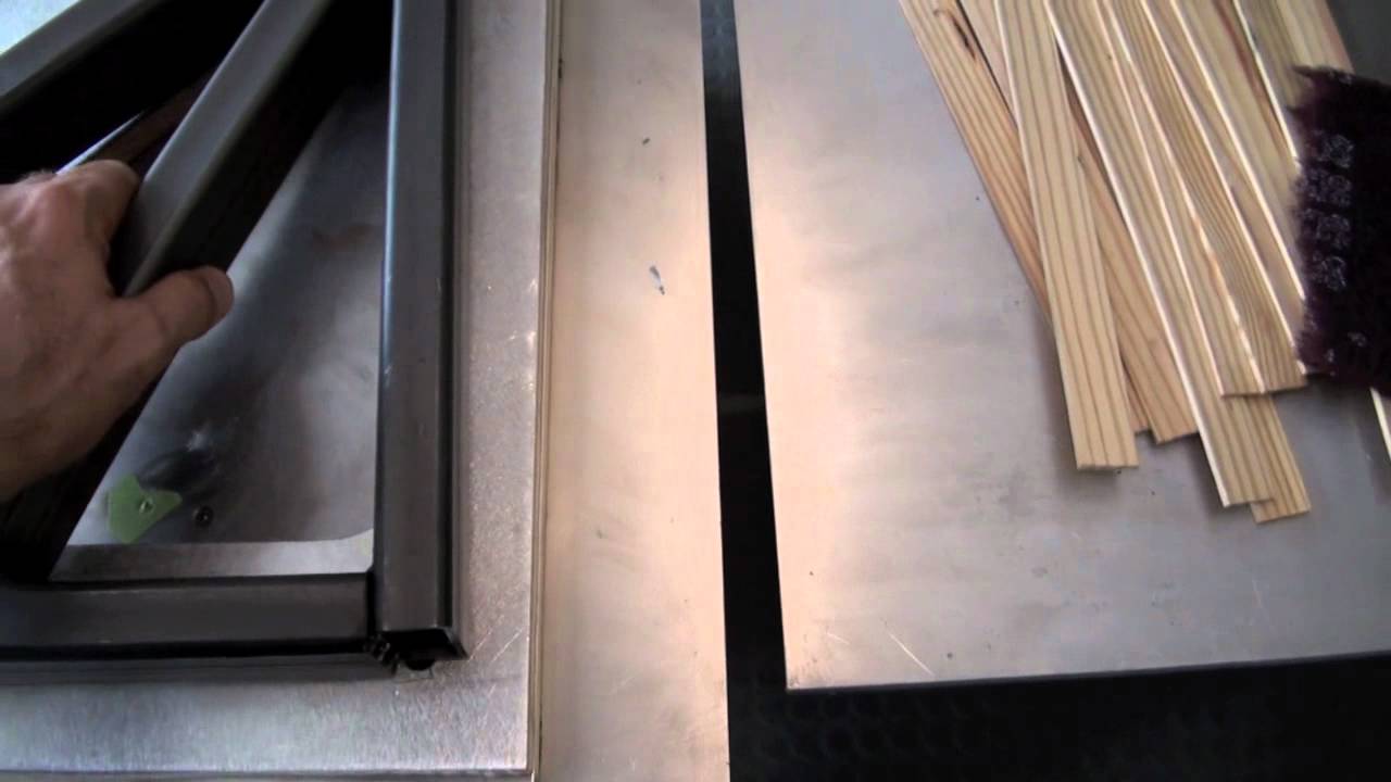 Custom Fabricated Kick Panel Screen - YouTube