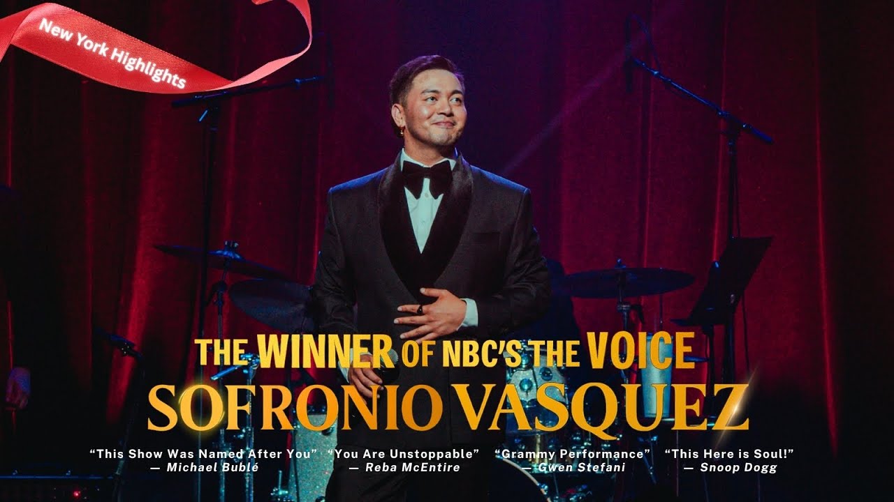 The Voice Winner: Sofronio Live in New York Highlights - YouTube