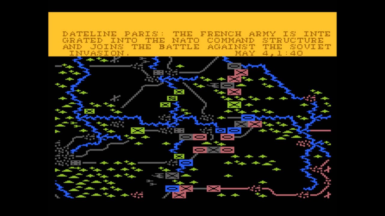 NATO Commander for the Atari 8-bit family - YouTube