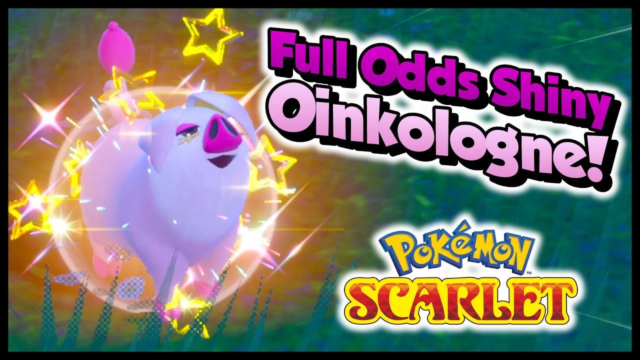 My First *NEW* Shiny of Scarlet & Violet! LIVE Shiny Oinkologne (Full ...