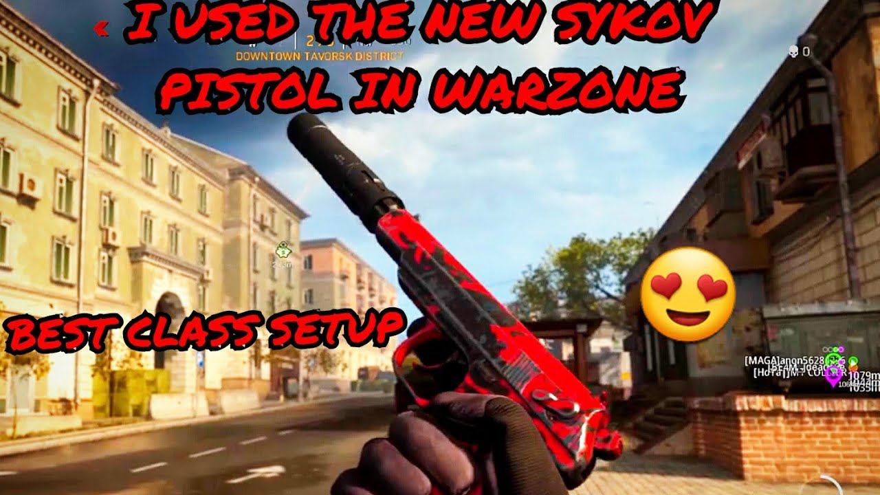 I used NEW SYKOV PISTOL on WARZONE.. (BEST SYKOV LOADOUT) - YouTube