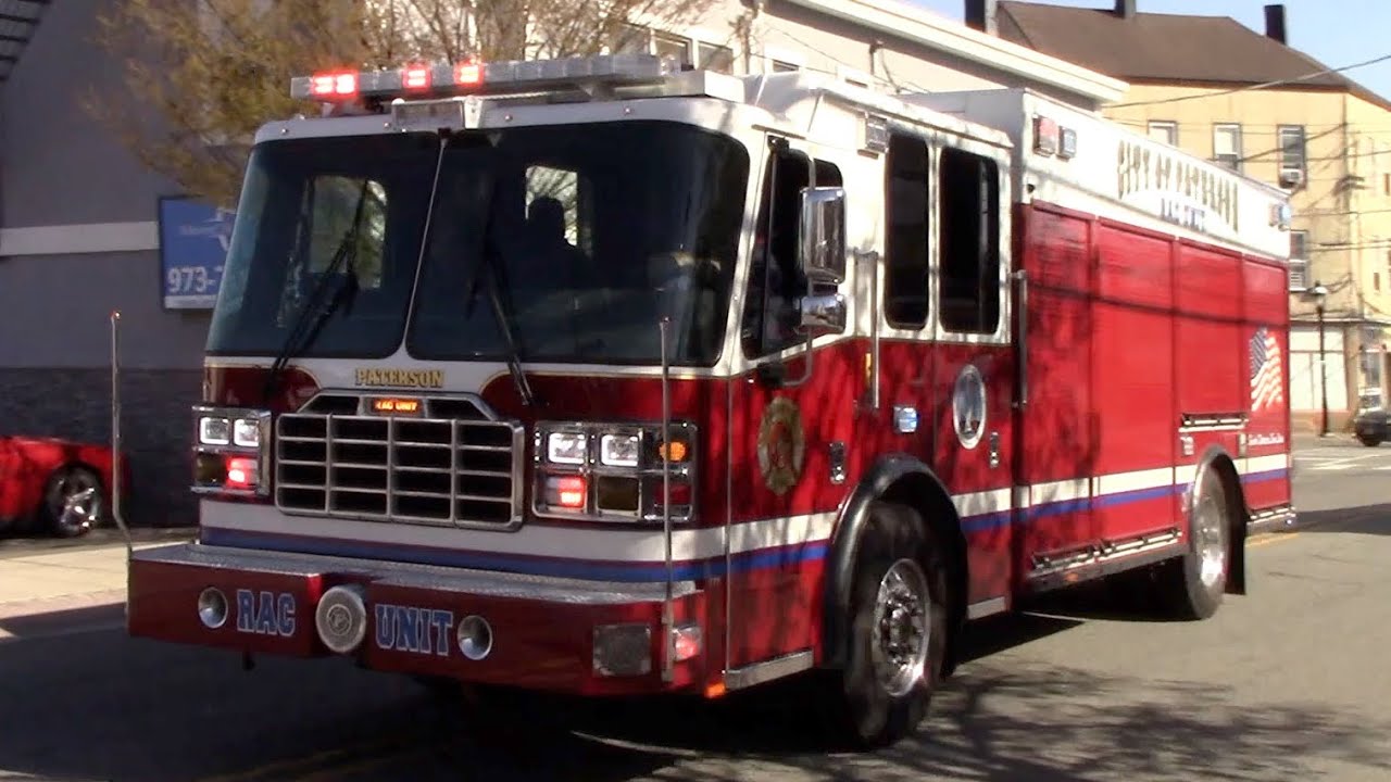 Paterson Fire Department RAC Unit Responding 4-10-23 - YouTube