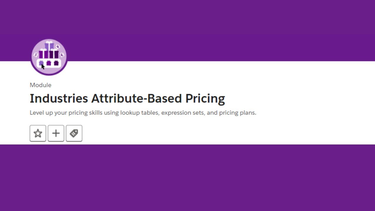 Industries Attribute Based Pricing Trailhead || Salesforce - YouTube